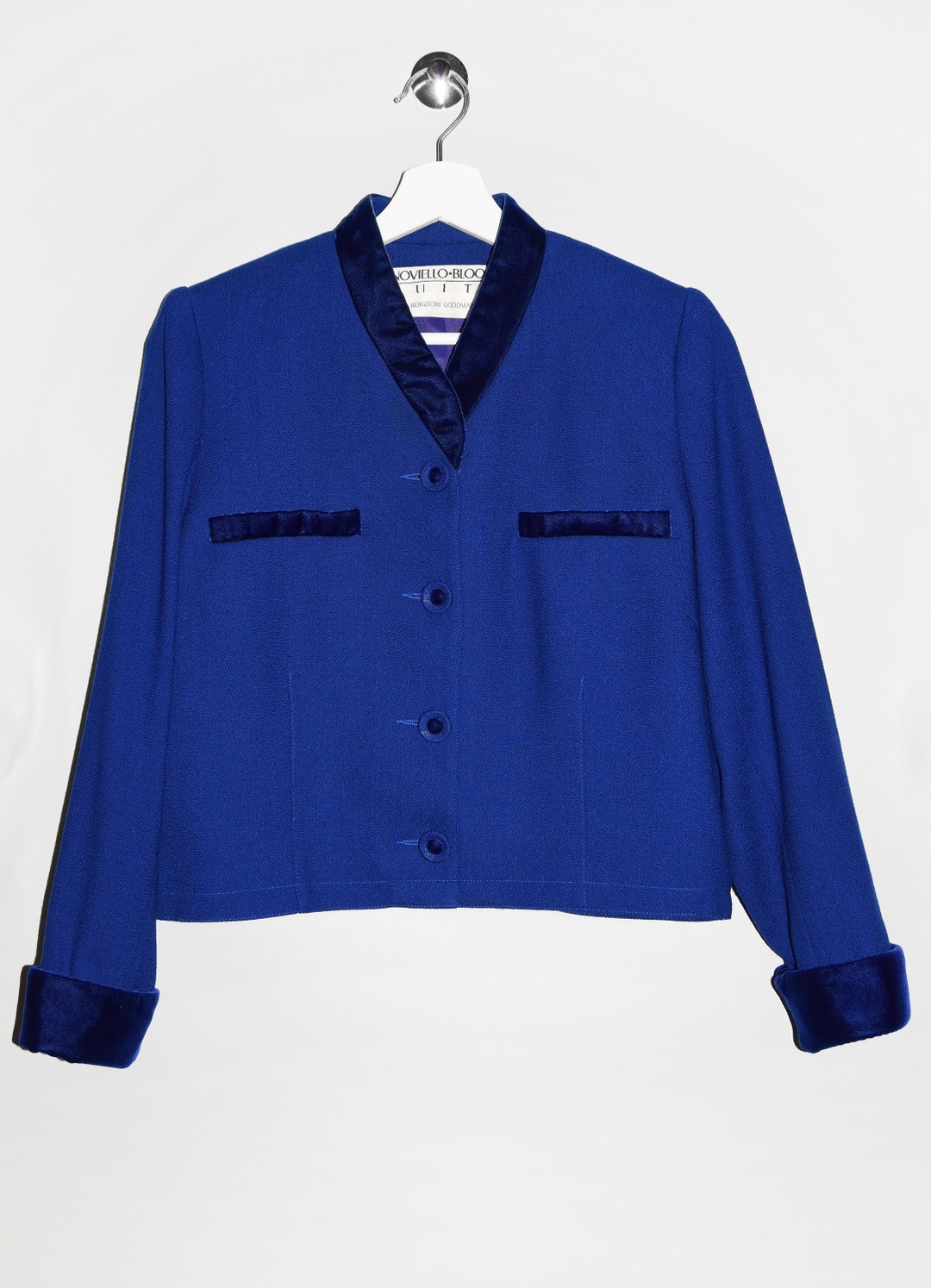 Vintage Bergdorf Goodman X Noviello Bloom Suits Wool Blazer / Made in ...