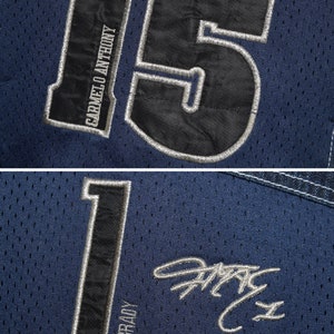 UNK Denim Jeans NBA Embroidered Basketball Pants, Vintage Streetwear ...