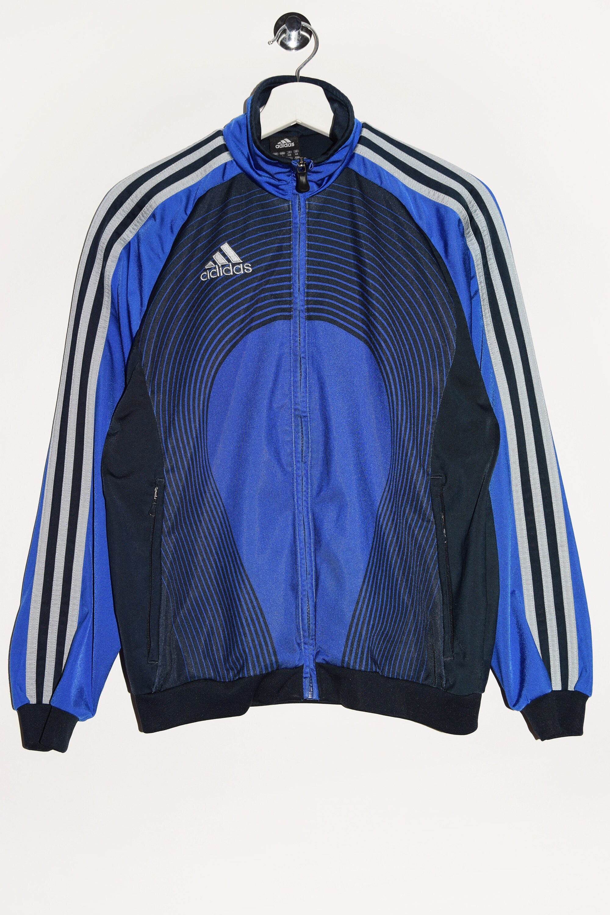 Vintage Adidas Blue Track Jacket - Etsy