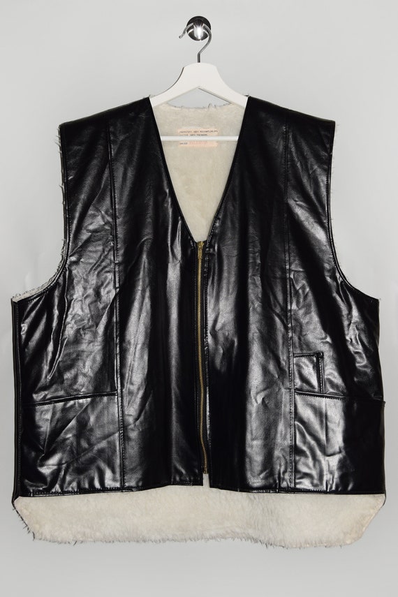 Vintage 80's 90's PVC Vest - Etsy