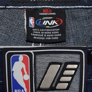 UNK Denim Jeans NBA Embroidered Basketball Pants, Vintage Streetwear ...