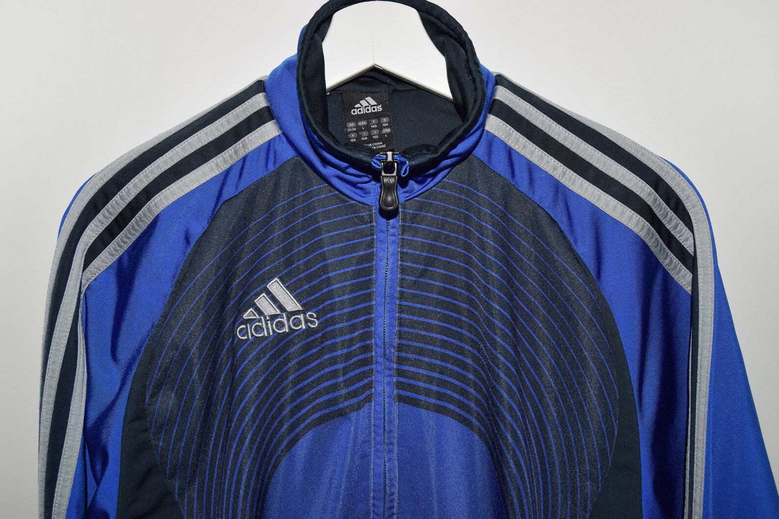 Vintage Adidas Blue Track Jacket - Etsy