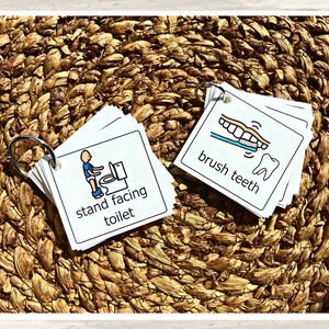 Autism Visual Potty Training Chart Bundle | Picture Communication Cards ...