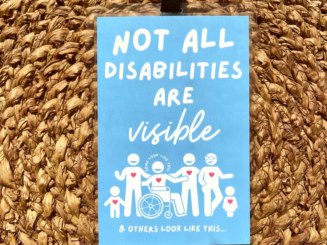 Not All Disabilities Are Visible | Disability Inclusion | Invisible ...