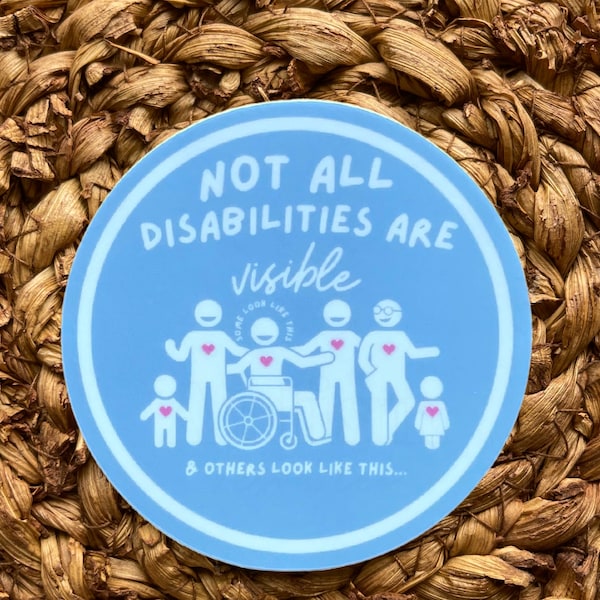 Disability Awareness Stickers - Etsy