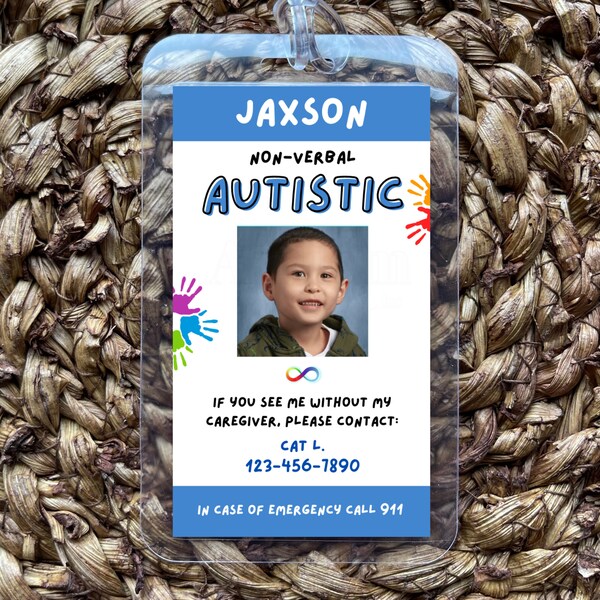 Child Photo Id Card - Etsy