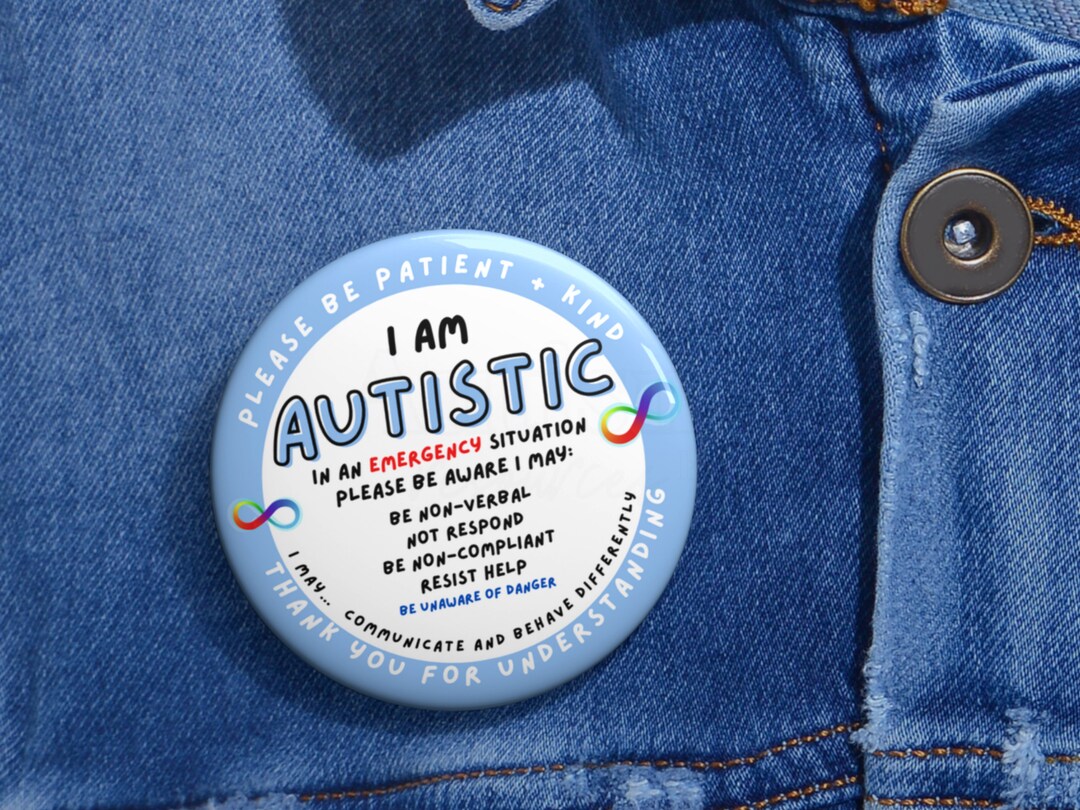 Autism Emergency Medical Alert ID Tag Autism Awareness - Etsy