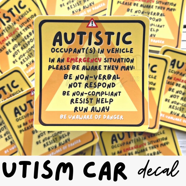 Autism Car Decal - Etsy