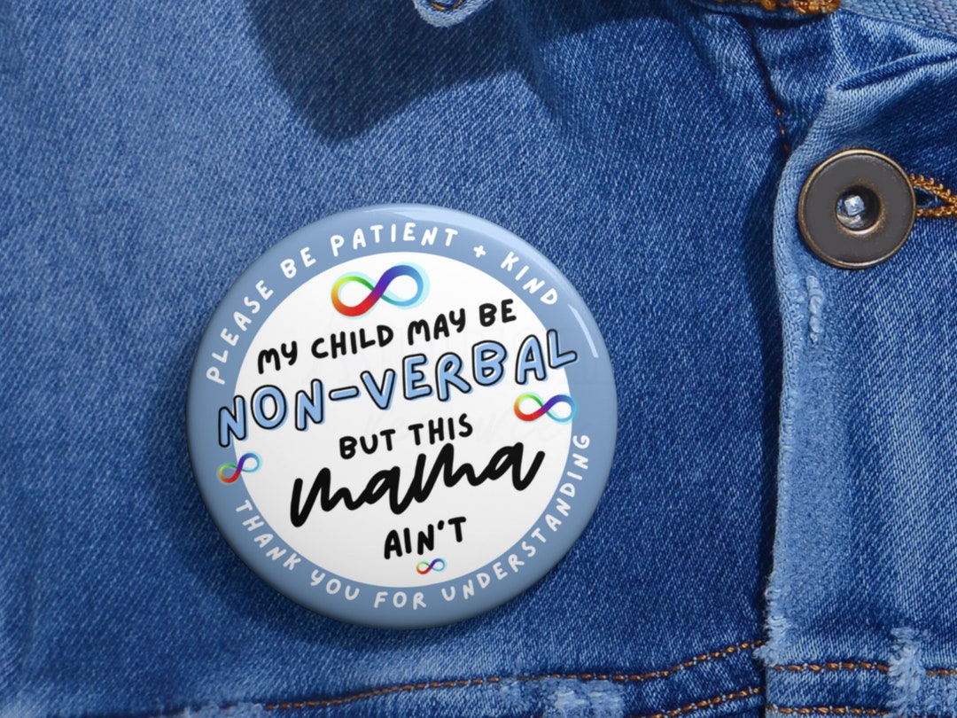 Autism Medical Alert ID | Autism Awareness Button Pin | Autism ...