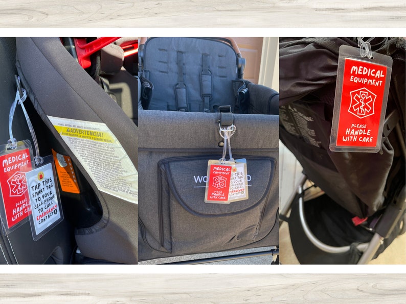 Medical Equipment Tag Medical Bag Tag Medical Alert Tag - Etsy