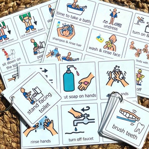 Pecs Communication Cards Bathroom - Etsy