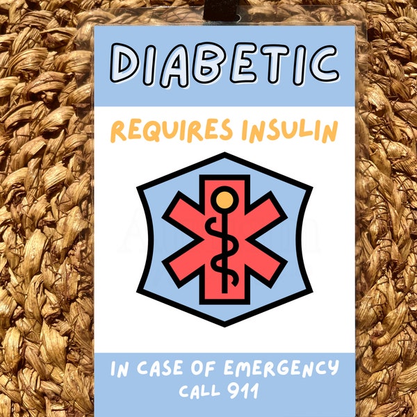 Diabetic Alert - Etsy