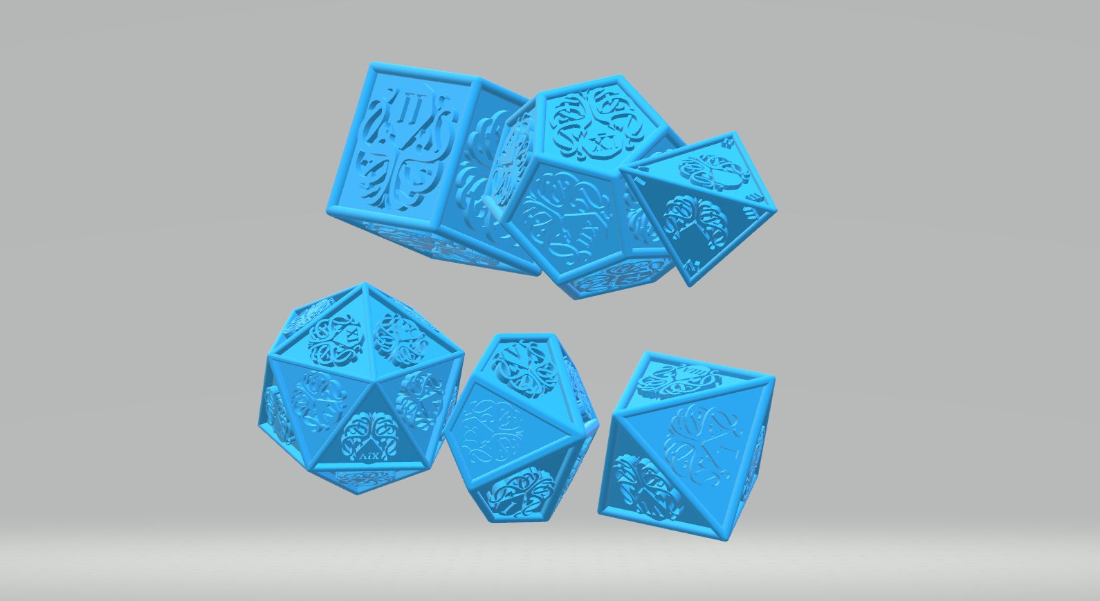 CTHULHU DİCE 3D Print Dice Dnd - Etsy