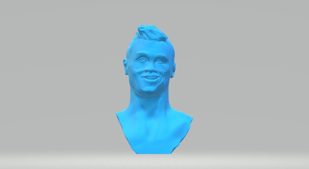 RONALDO FOOTBALL Soccer Bust 3d Print Stl Siuuu - Etsy
