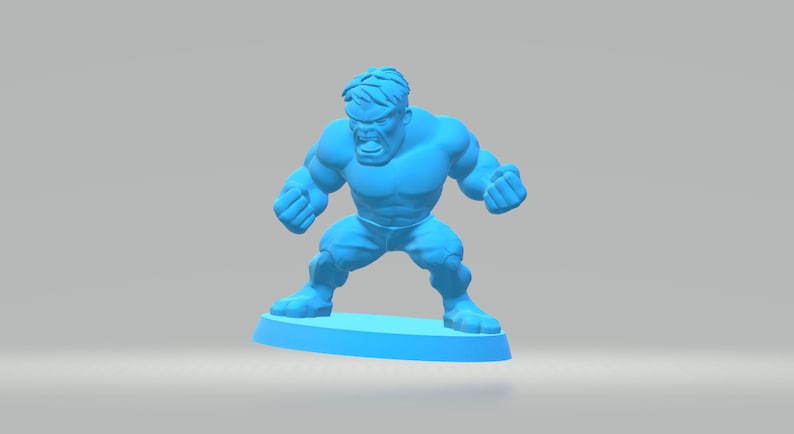 HULK MARVEL Chibi 3d Print Stl - Etsy