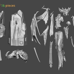 Lility-diablo-3d STL File-high Quality Stl-3d Digital Printing - Etsy UK