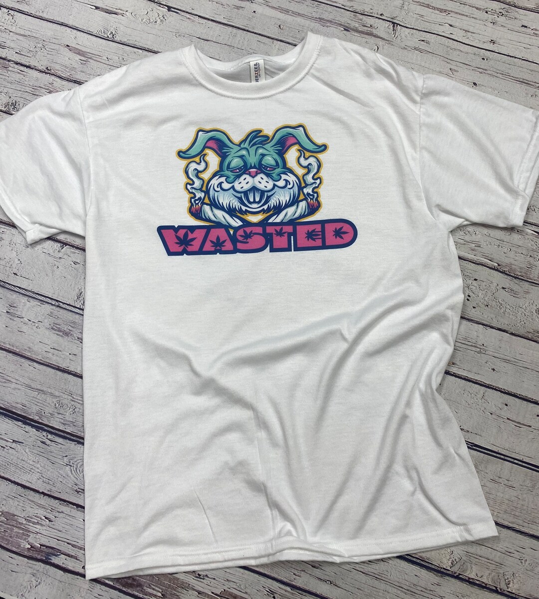 Wasted Bunny Rabbit T-shirt - Etsy