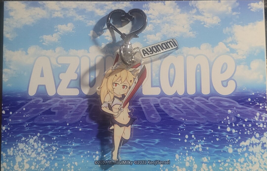 Azur Lane Ayanami Acrylic Keychain 2.5 Inches Double Sided - Etsy