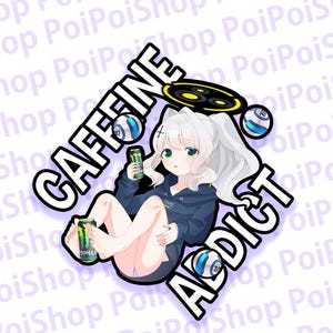 Hare Omagari | Blue Archive | Caffeine Addict Anime Car Decal Vinyl ...