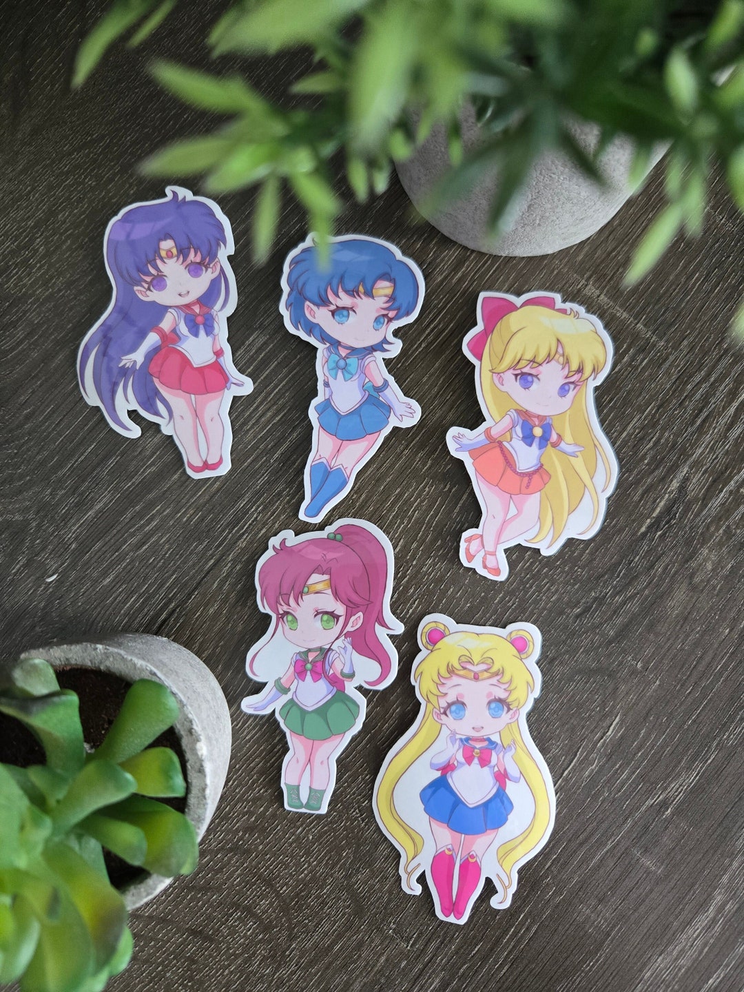 Sailor Moon Chibi Stickers - Etsy