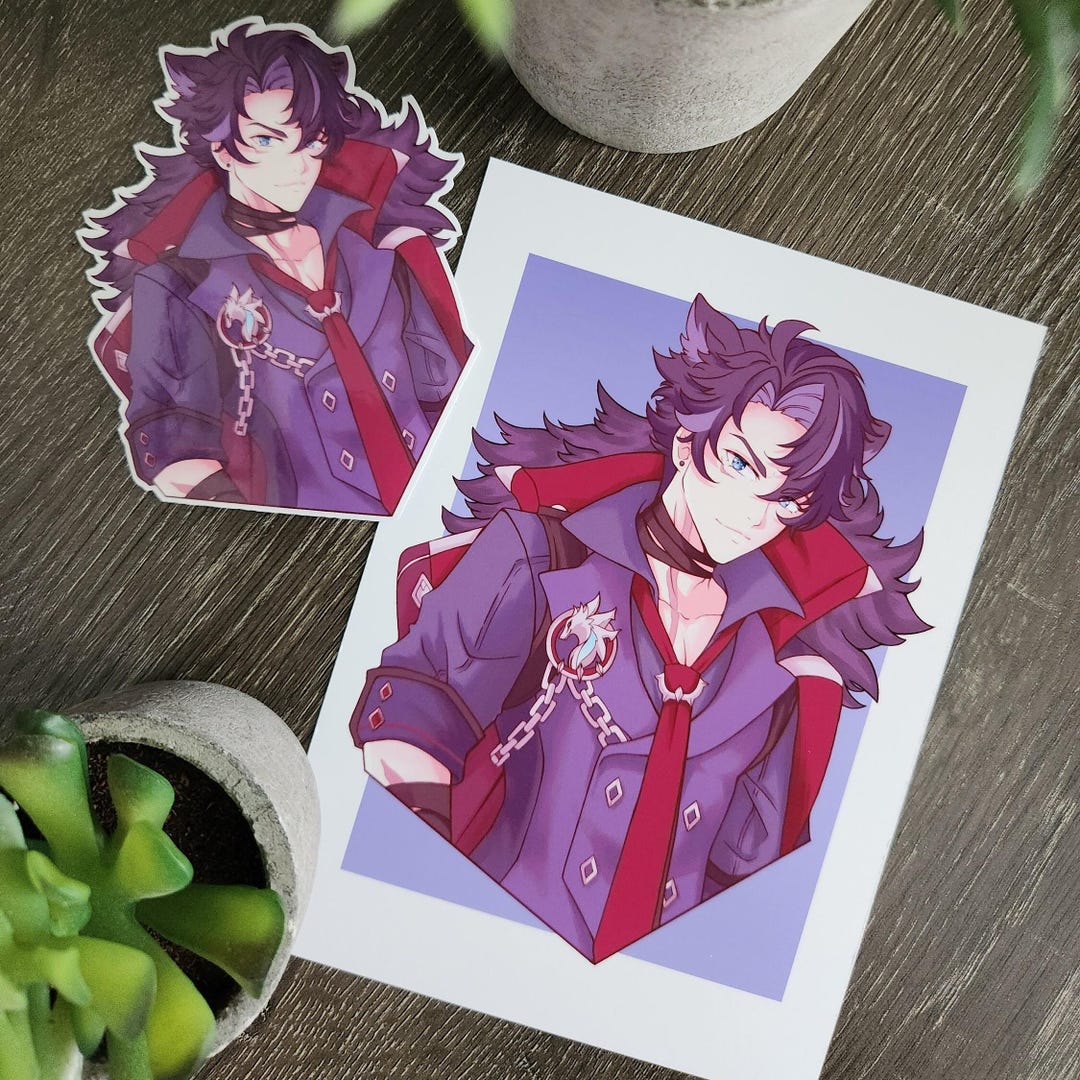 Wriothesley Print (5x7) & Sticker - Etsy