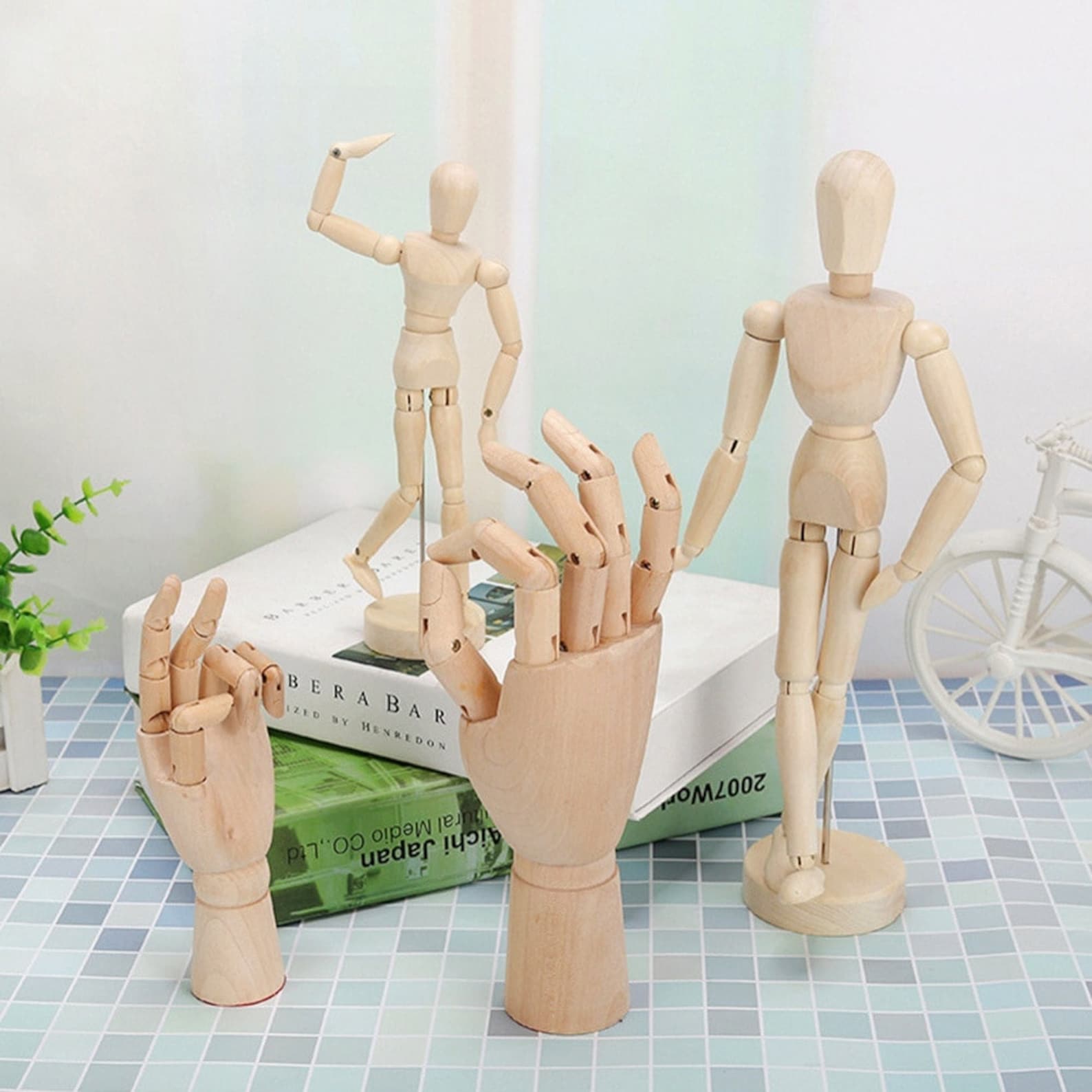 Artists Wooden Manikin Jointed Mannequin Perfect for Home Decoration ...