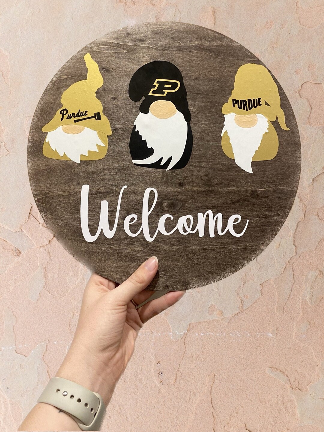 Purdue Gnome Door Sign - Etsy