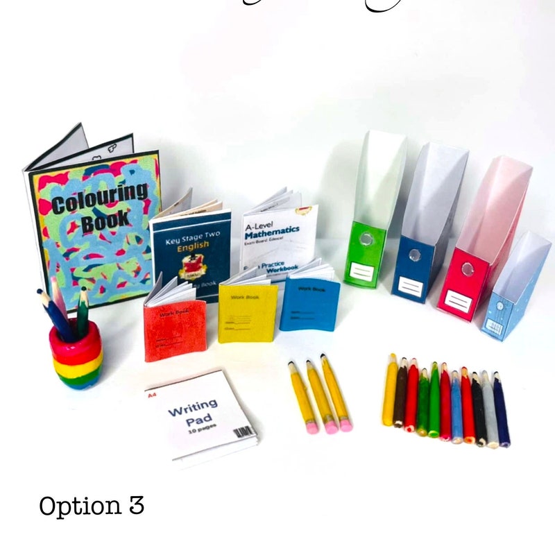 Miniature Stationary - Etsy