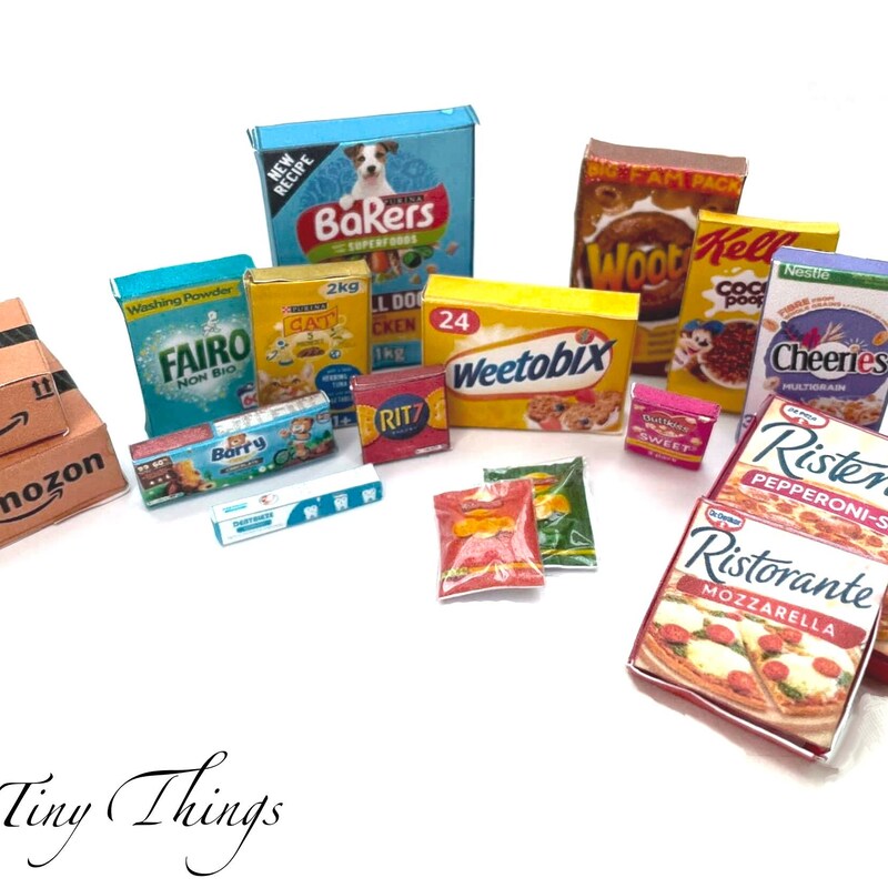 Miniature Food Packaging - Etsy