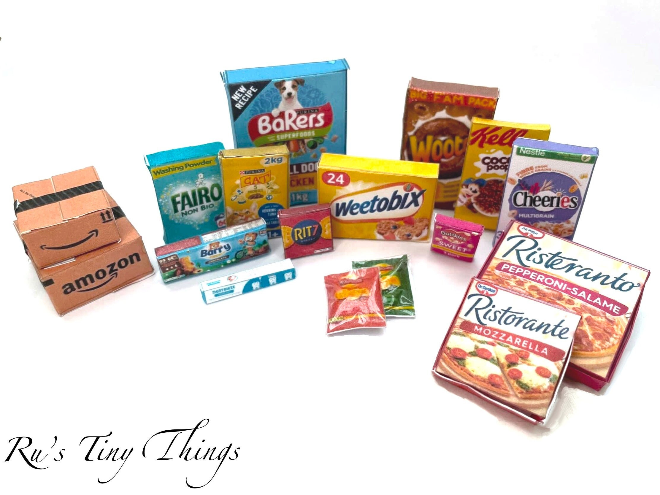 Printable Miniature Groceries - Etsy
