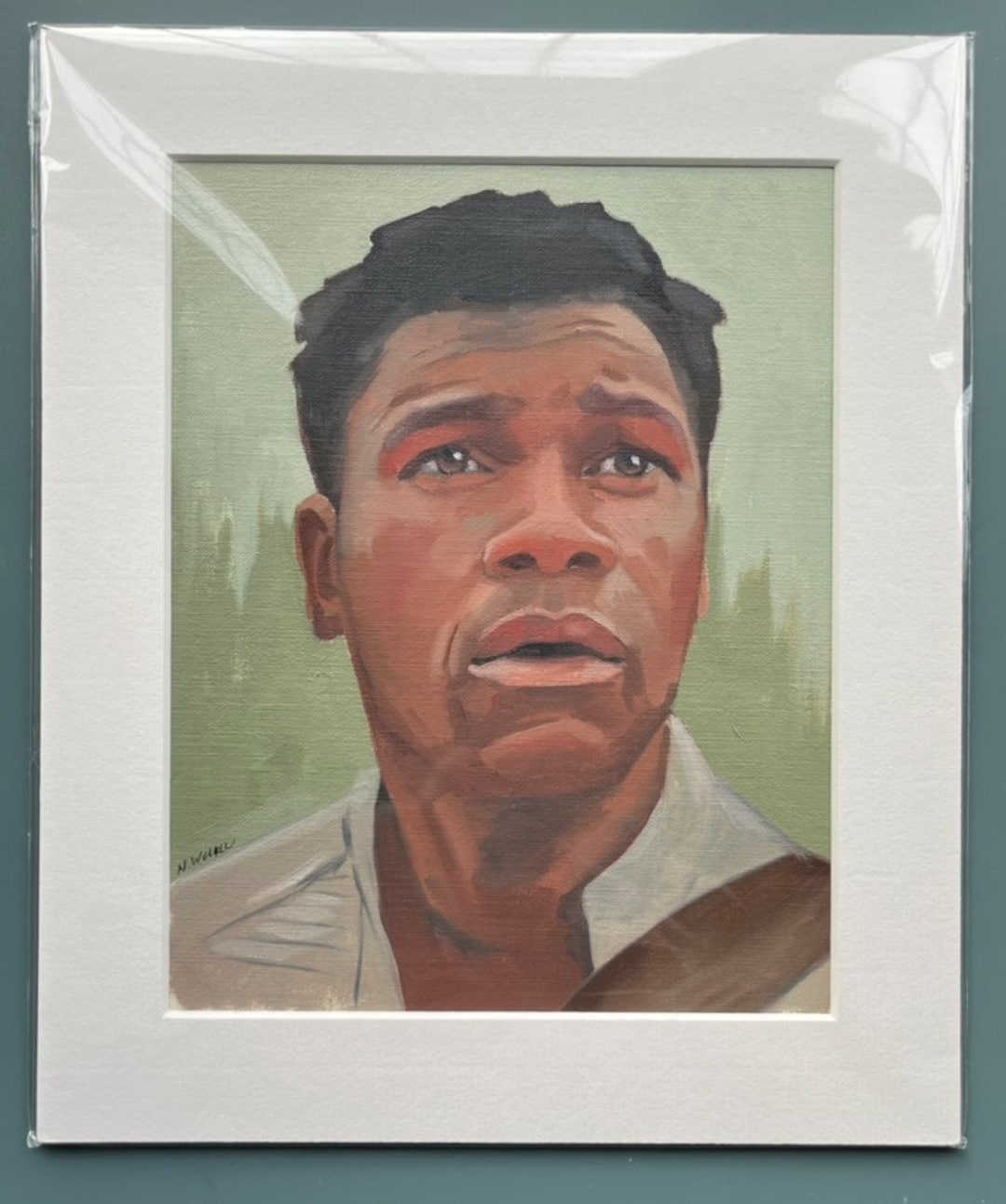 Finn From Star Wars John Boyega Original Oil Painting - Etsy UK