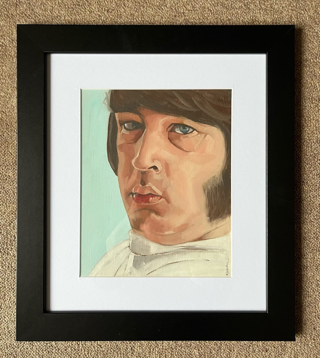 Brian Wilson Original Oil Painting Framed - Etsy