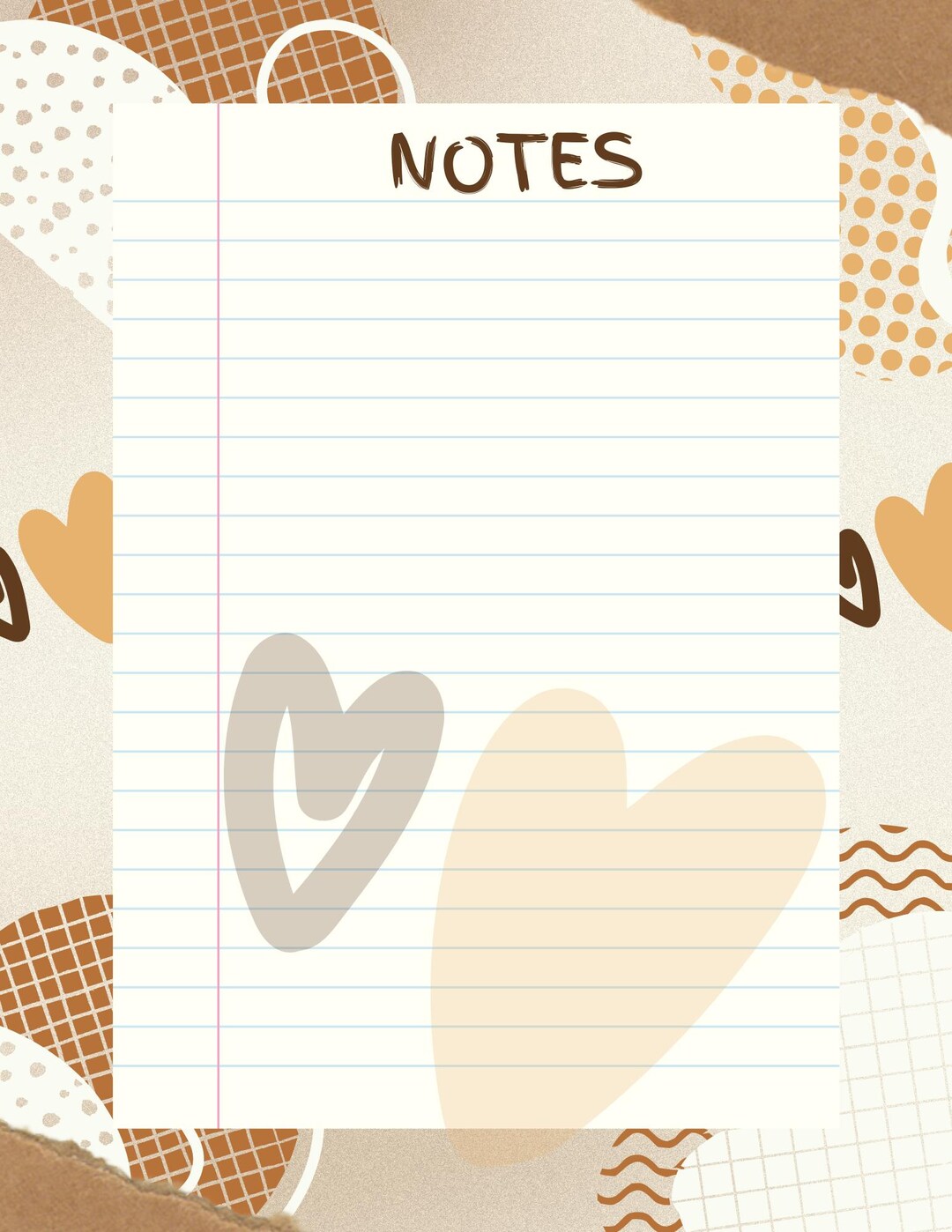 Simple Printable Journal Pages - Etsy UK