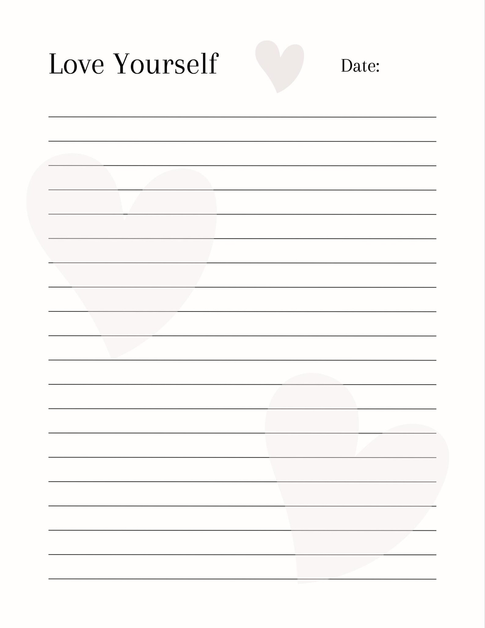 Simple Printable Journal Pages - Etsy