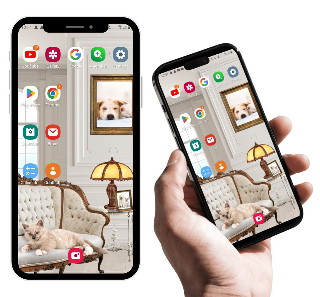 Cats Custom Phone Wallpaper Screensaver - Etsy