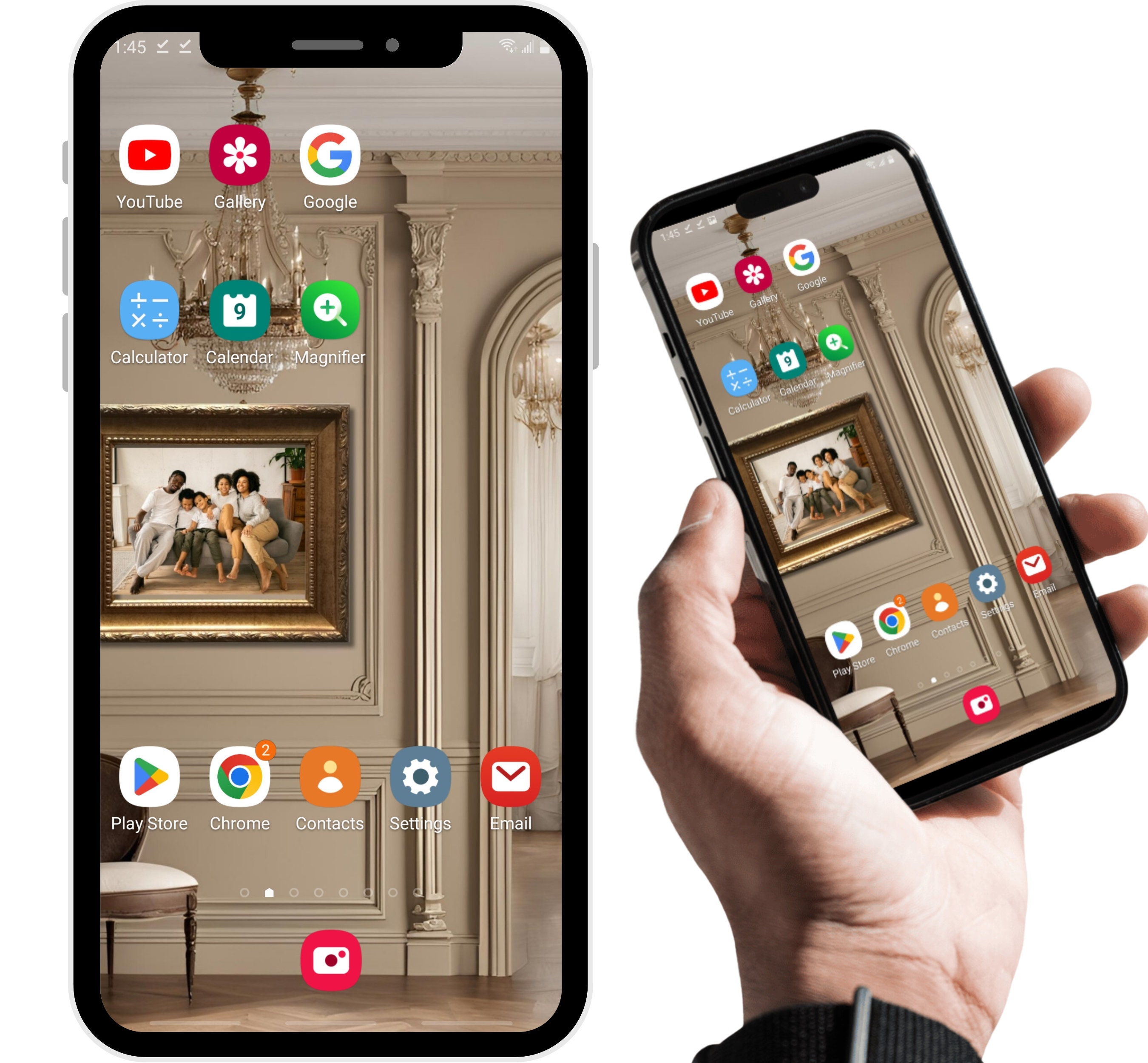 Luxury Hall Custom Phone Wallpaper Screensaver - Etsy