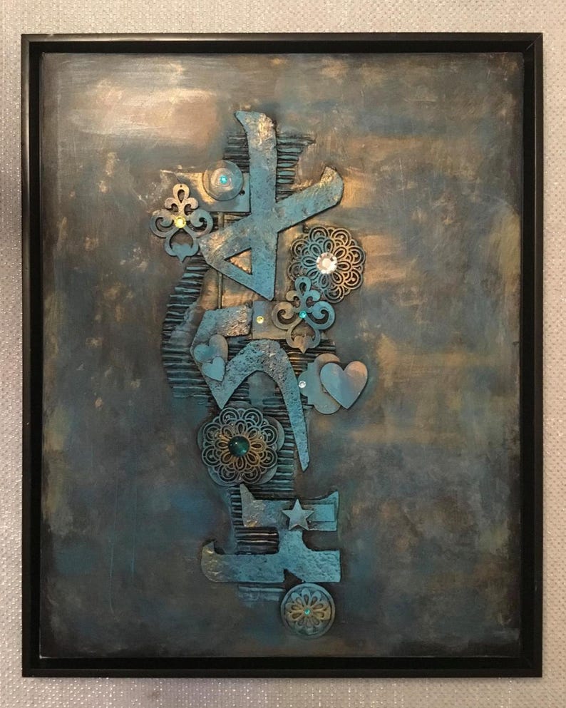 Assyrian Name Mixed Media Wall Art - Etsy