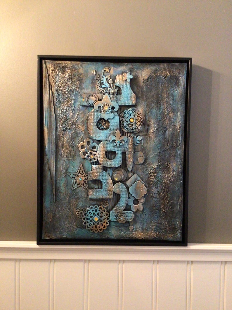 Assyrian Name Mixed Media Wall Art - Etsy