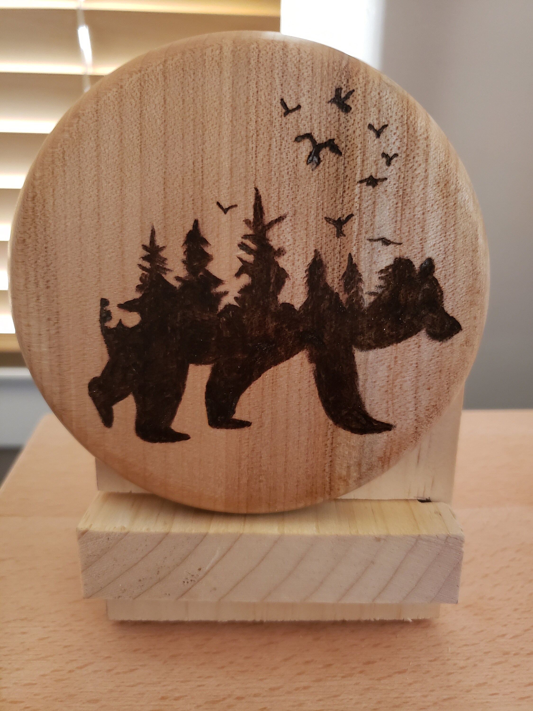 Custom Handmade Wooden Disc Golf Mini - Etsy