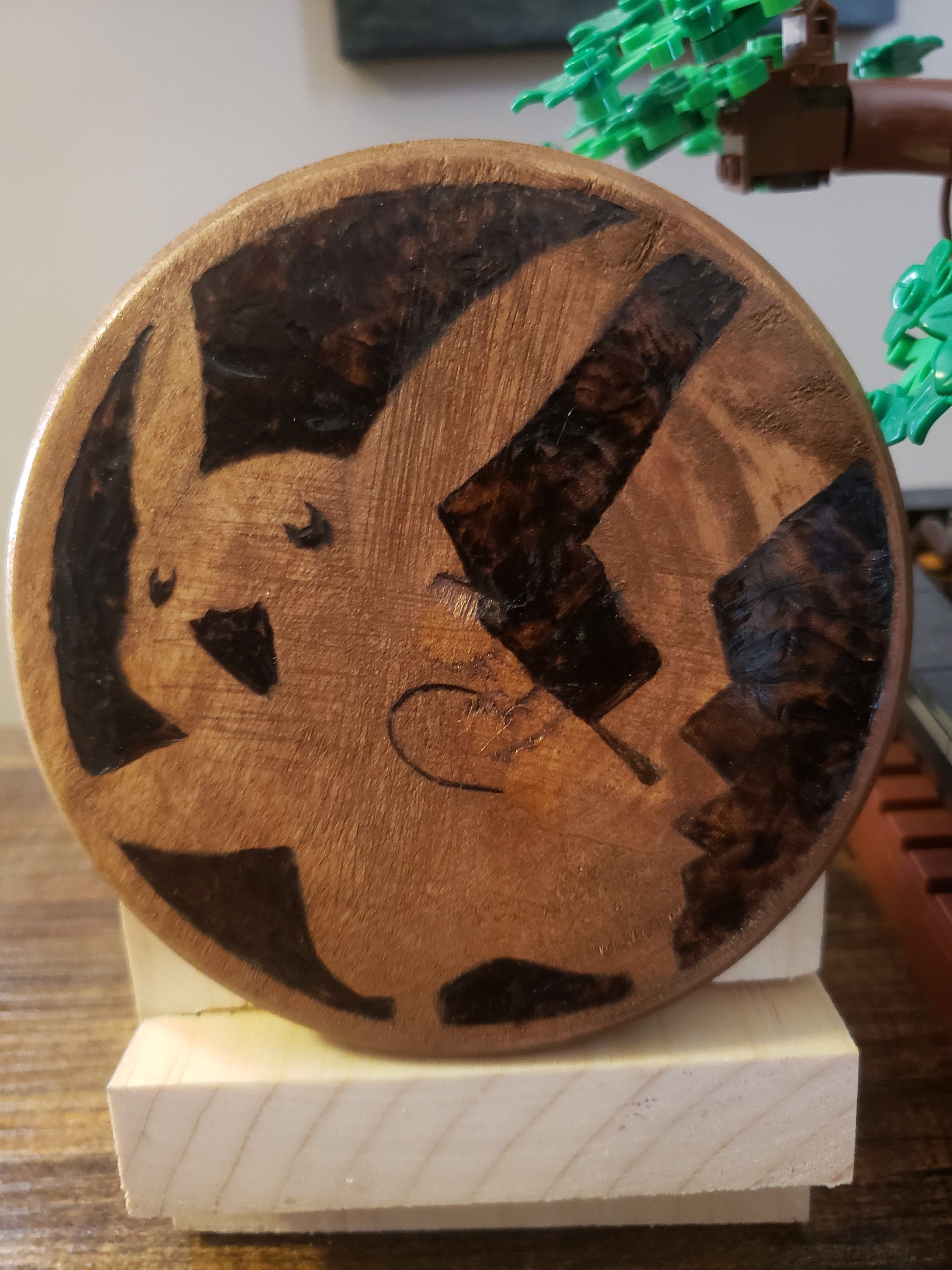 Custom Handmade Wooden Disc Golf Mini - Etsy