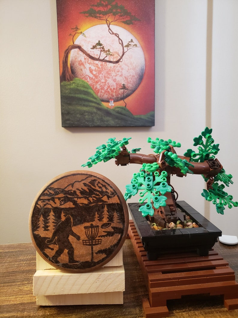 Custom Handmade Wooden Disc Golf Mini - Etsy