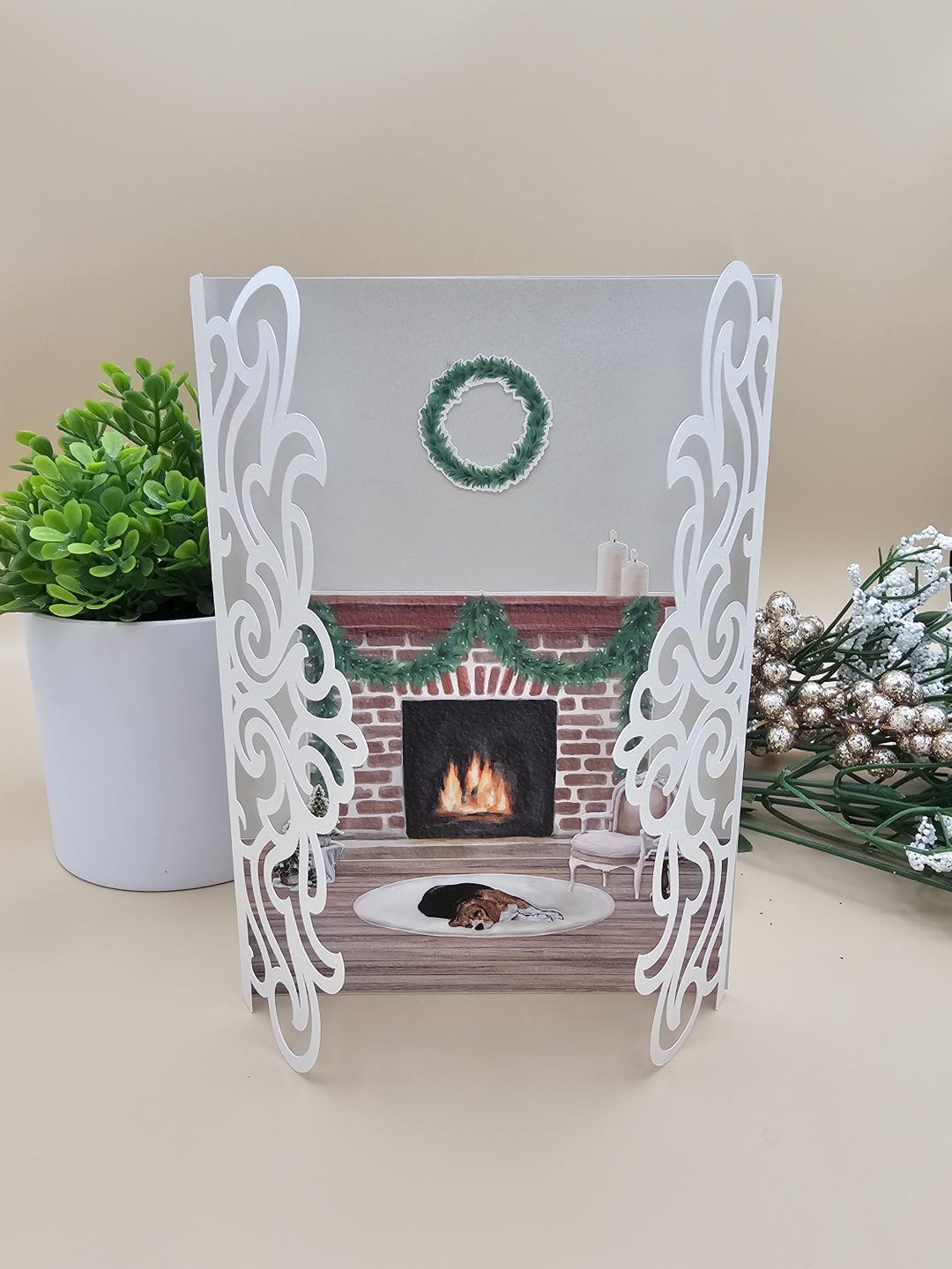 Holiday Self Care Christmas Card - Etsy