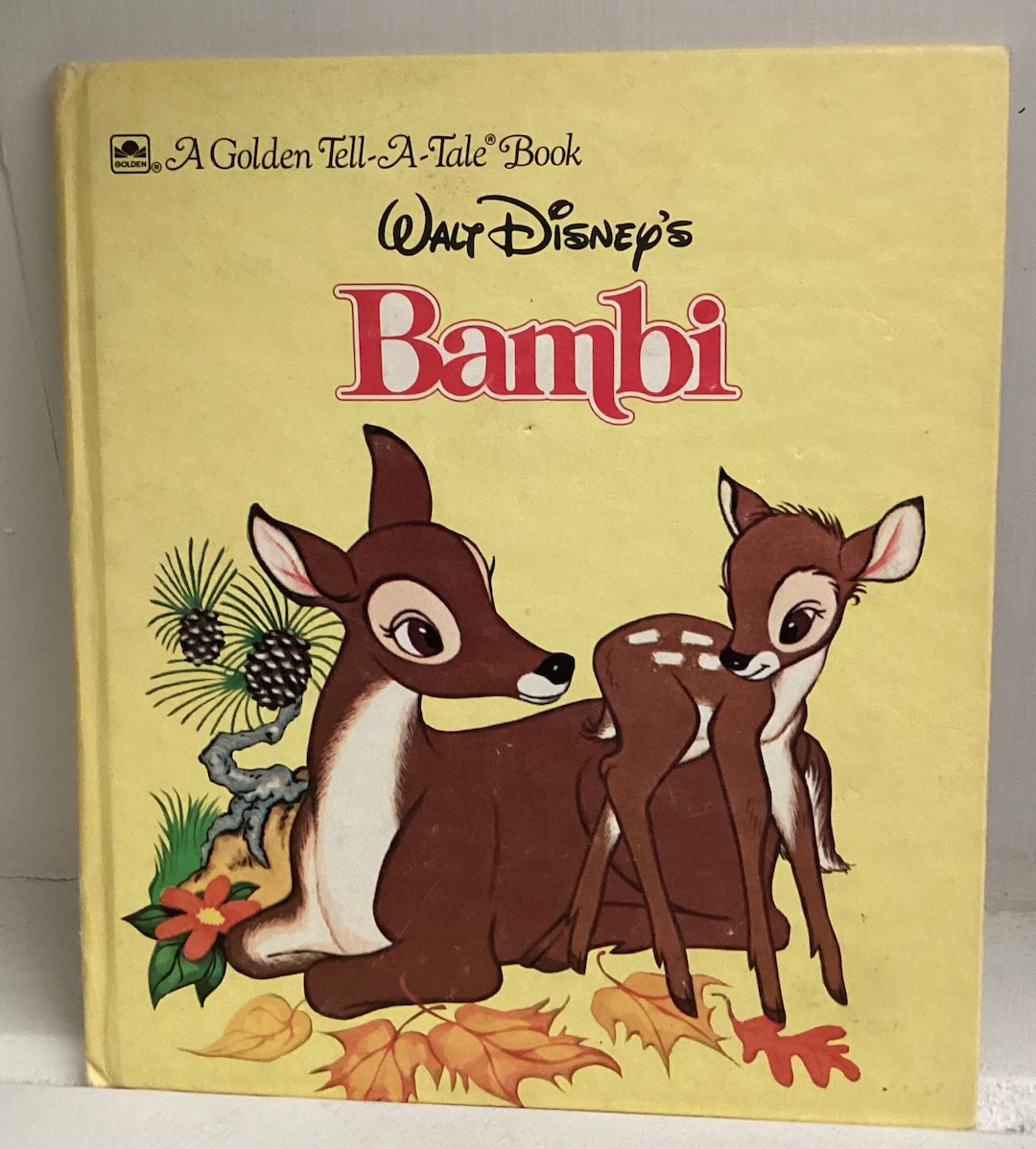 Walt Disney’s Bambi Book, A Golden Tell-a-tale Book, Children’s Book ...