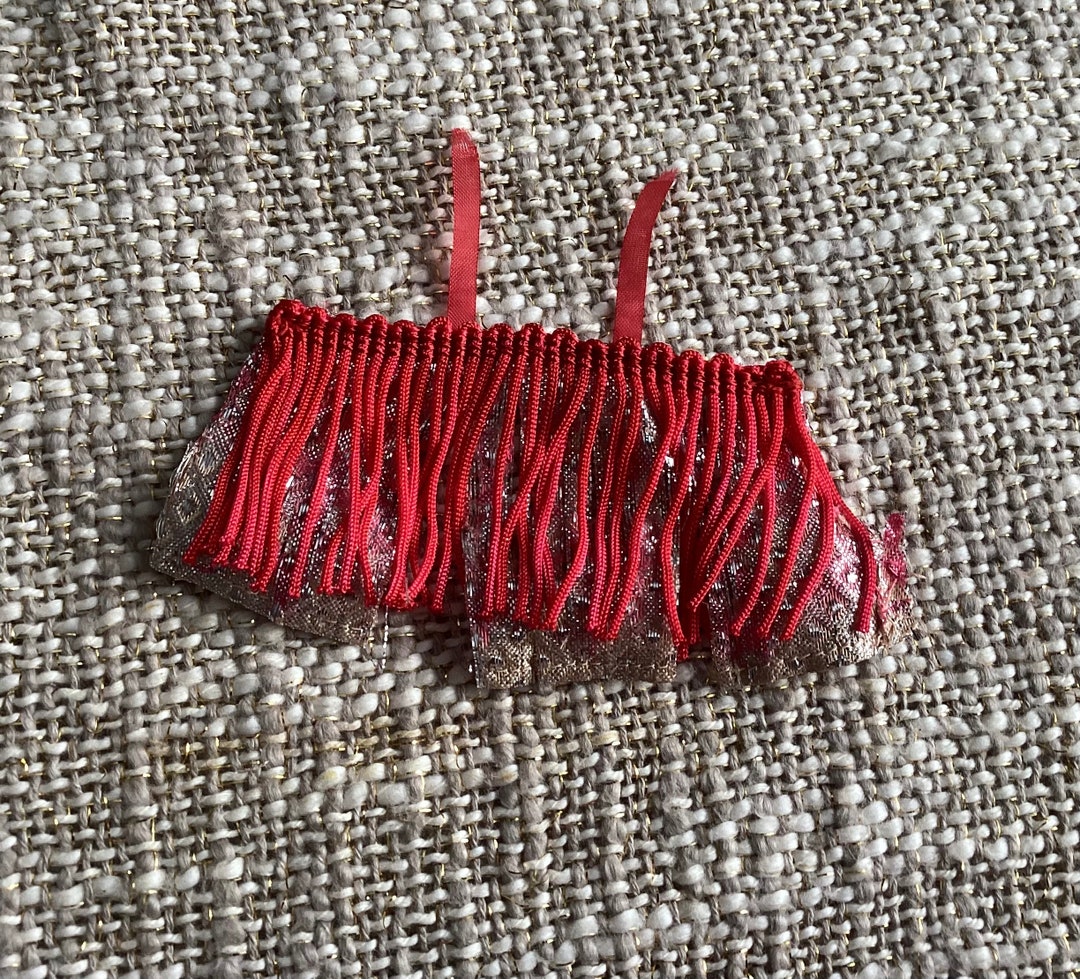 Dawn Doll Silver Mini Red Fringe NEEDS TLC, Sewing Repairs OOAK Dawn ...