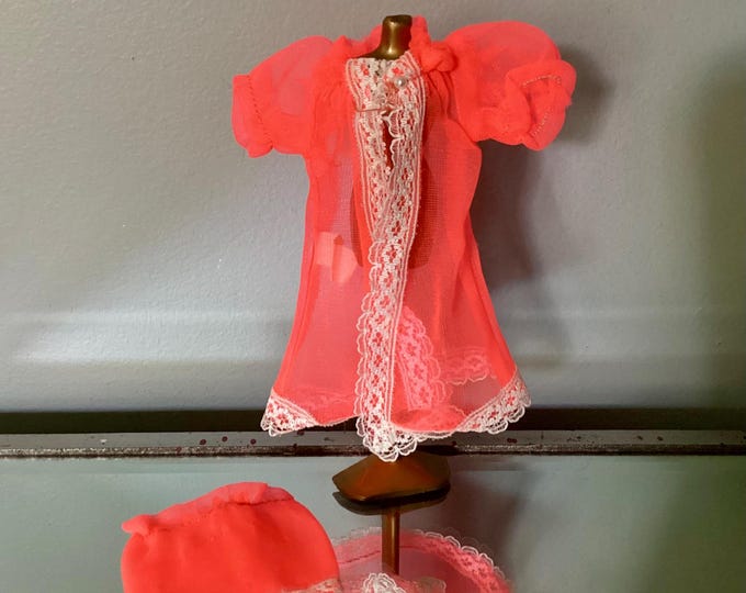 Dawn Doll MIDNIGHT Lace #0725, Mod Nightie Set in Darkest Color ...