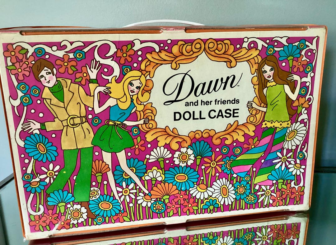 Dawn Doll Case, 3 Doll Case, Pink Case, Dawn and Her Friends Doll Case ...