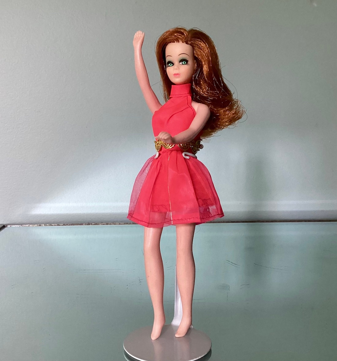 Dawn Doll GLORI With SIDE PART, Wearing Her Original Red Halter Mini ...