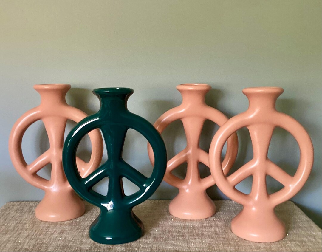 PEACE SIGN Vase by Justina BLAKENEY, American Designer, 2 Colors ...