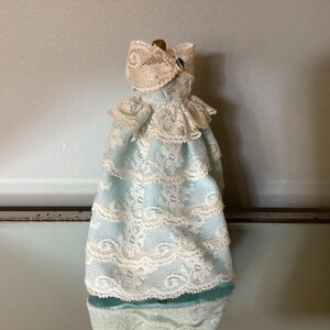 DAWN Doll LACE Gown, Light Blue, OOAK Handmade Doll Dress, Beautiful ...