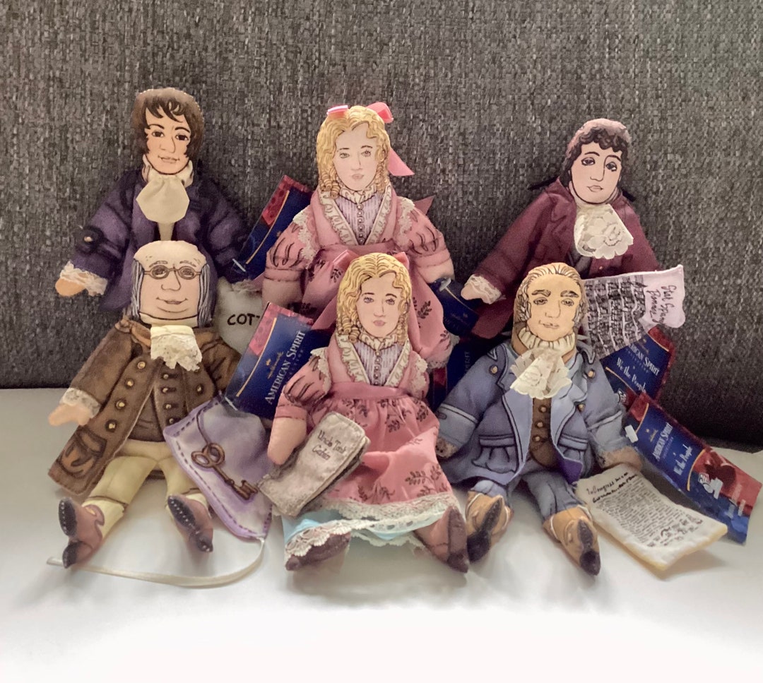 Hallmark American Spirit Collection Cloth Dolls, Eli Whitney ONLY 5 ...